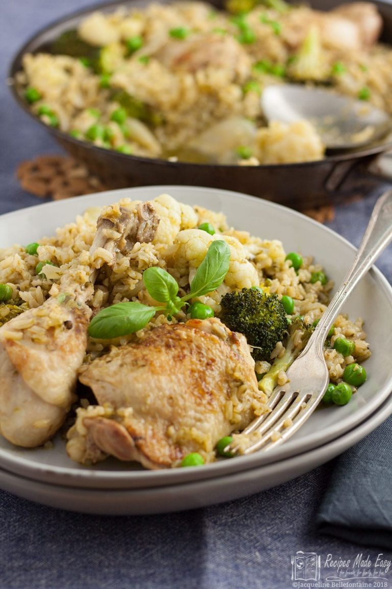 One-pot chicken pesto rice | Recipes Made Easy