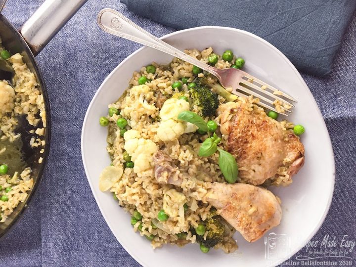 One-pot chicken pesto rice | Recipes Made Easy