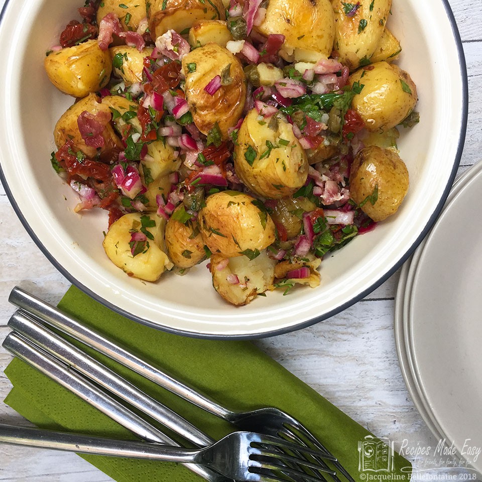 Piquant potato salad | Recipes Made Easy
