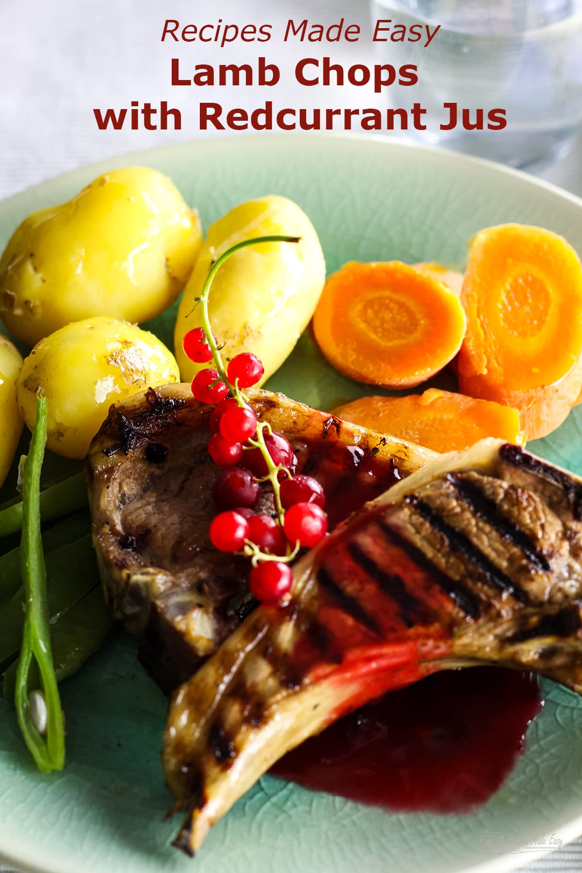 Lamb chops with redcurrant Jus | Recipes Made Easy