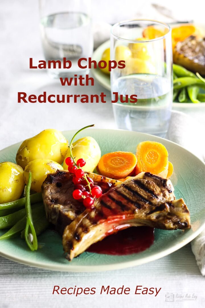 Lamb chops with redcurrant Jus | Recipes Made Easy