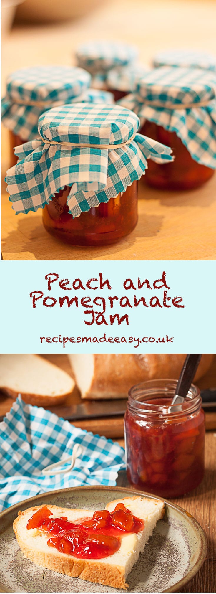 Peach and Pomegranate Jam | Recipes Made Easy