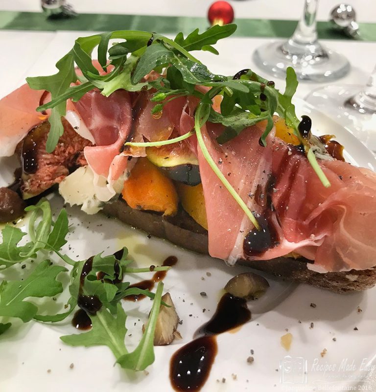 An evening of Parma ham - Clementine panna cotta with Parma ham crisps ...