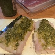 Roast Cod with Parma Ham and Pesto | Recipes Made Easy