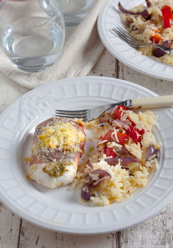 Roast Cod with Parma Ham and Pesto | Recipes Made Easy