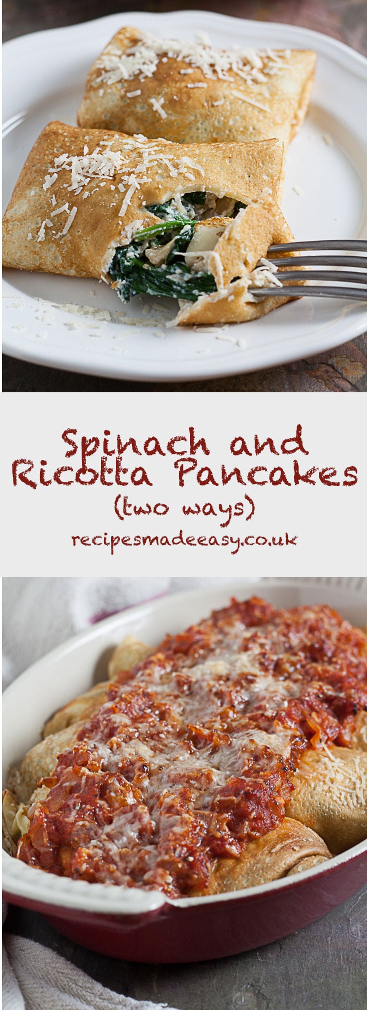 Spinach and Ricotta Pancakes | Recipes Made Easy