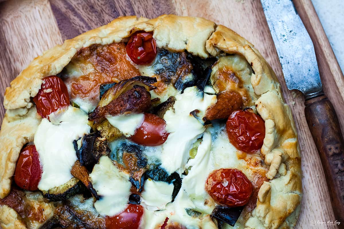 Summer Vegetable Open Pie | Recipes Made Easy