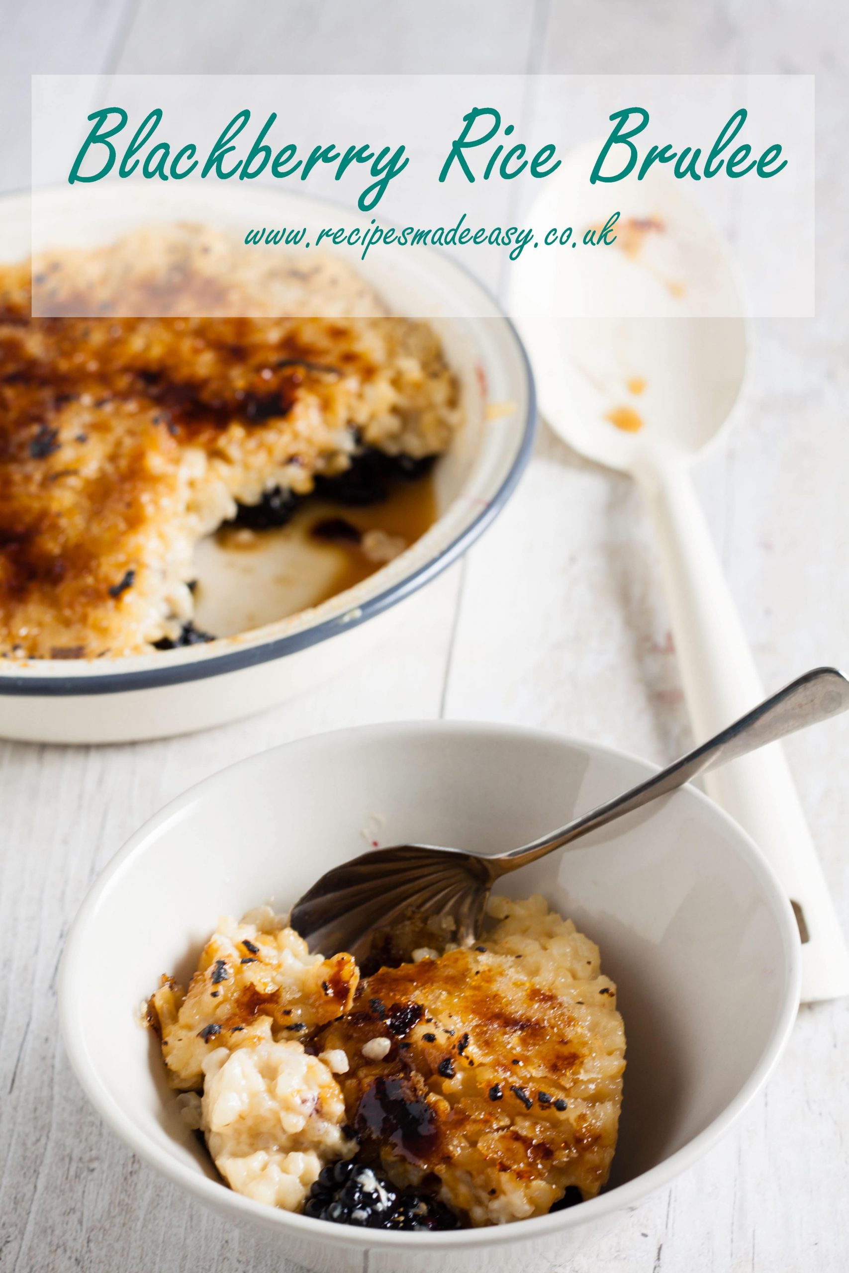 Blackberry Rice Brûlée | Recipes Made Easy