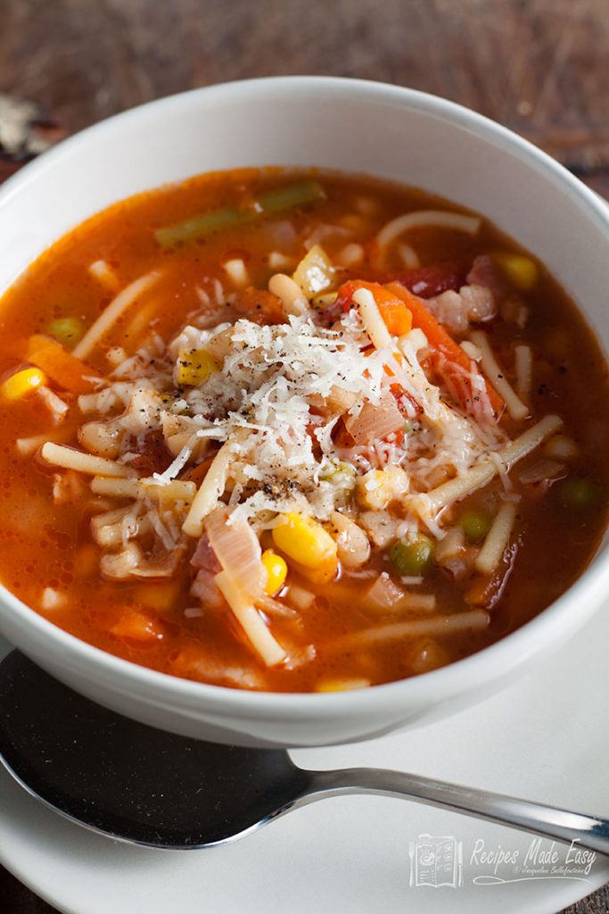 Quick and Easy Minestrone | Recipes Made Easy