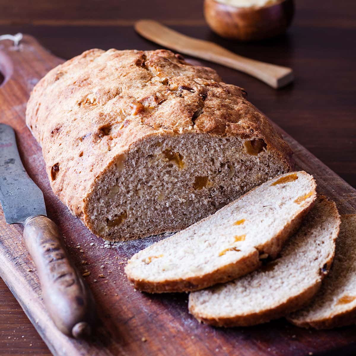 Apricot and Walnut Rye Bread | Recipes Made Easy