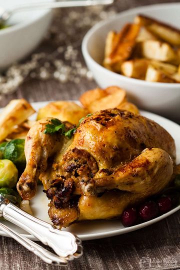 Festive Roast Poussin | Recipes Made Easy