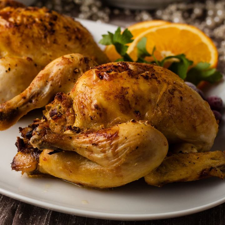 Festive Roast Poussin | Recipes Made Easy