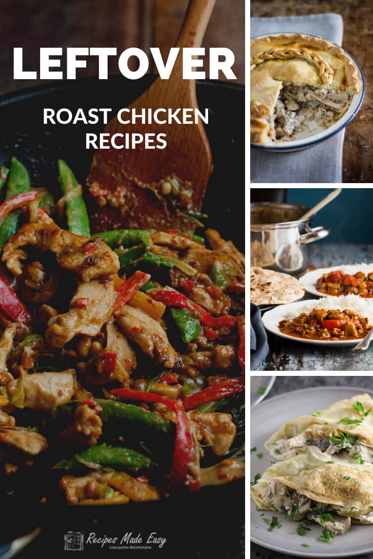 Easy left over roast chicken recipes | Recipes Made Easy